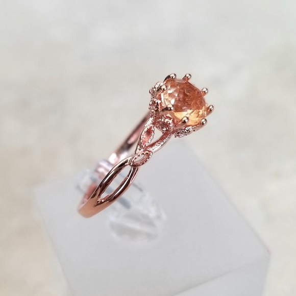 Jewelry | Delicate Rose Gold Solitaire | Poshmark